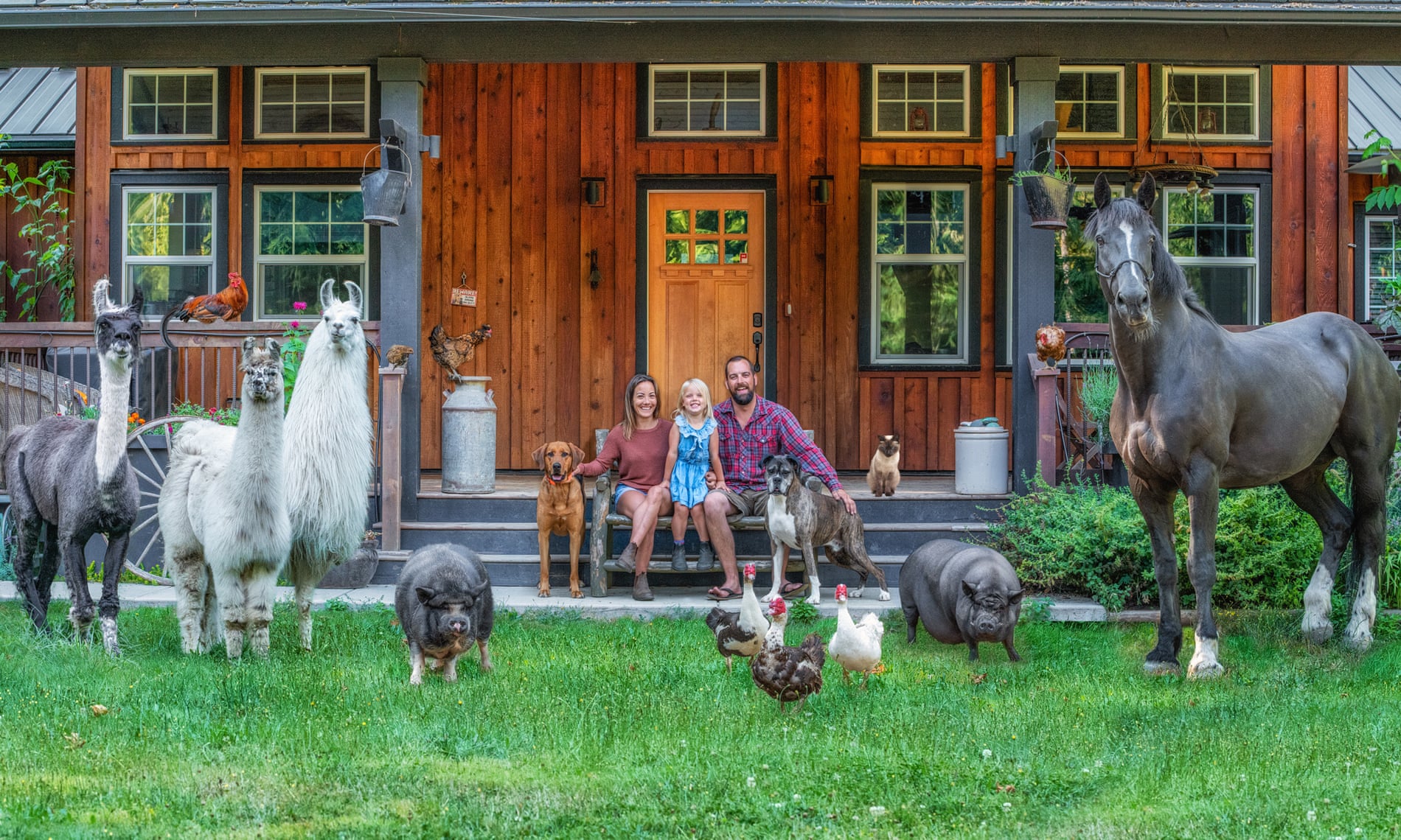 Familje e lumtur: Portrete të njerëzve dhe kafshëve të tyre - Gazeta Si