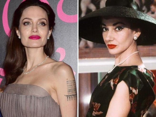 Jeta e panjohur e divës së operës, Angelina Jolie në rolin e Maria ...