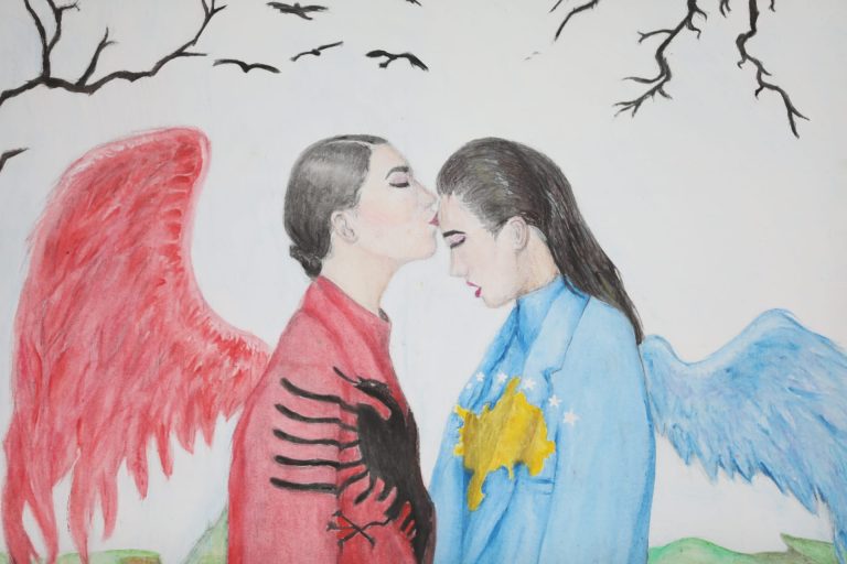 Nxënësit shqiptarë urojnë Pavarësinë e Kosovës me vizatime - Gazeta Si