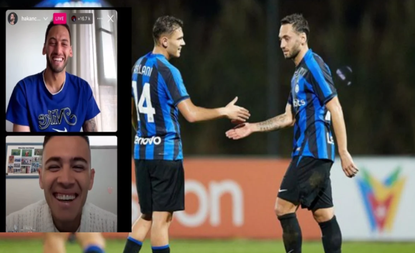 ‘Ça bone zemra’, Asllani bën Çalhanoglun të flasë shqip - Gazeta Si ‘Ça bone zemra’, Asllani bën Çalhanoglun të flasë shqip - Gazeta Si