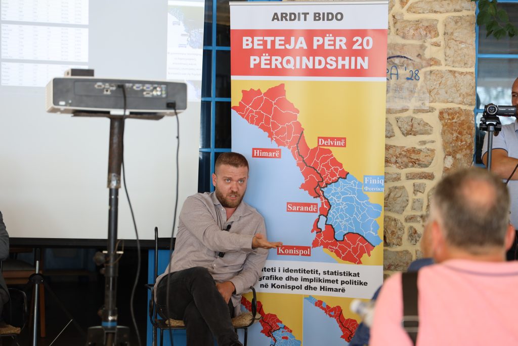 Nacionalizmi politik, Himara mbi 85% shqiptare e Tavo vs. Gjikuria ...